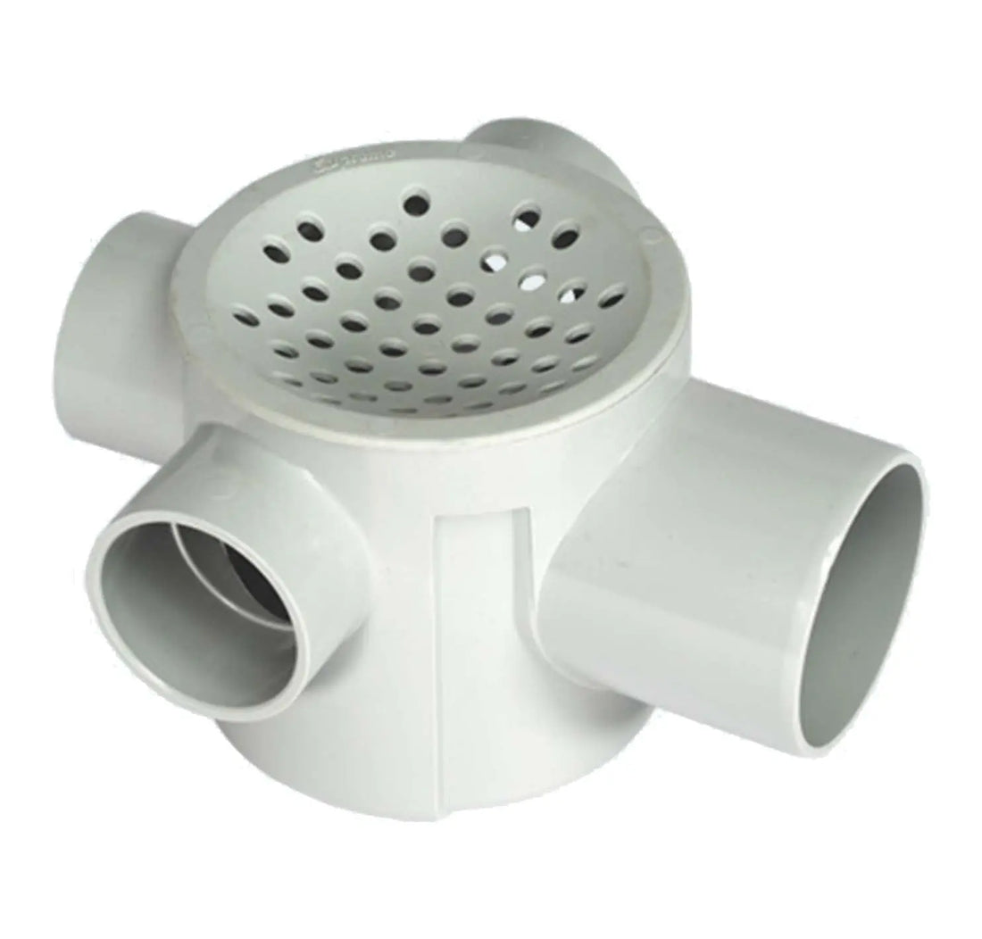 Supreme PVC Sunken Multi Floor Trap With Top Jali - 6" Hight Pasted Ty ...